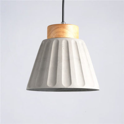 Concrete pendant light - wellinlighting
